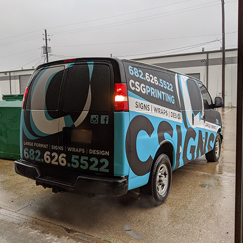 Vehicle Wrap - csg printing