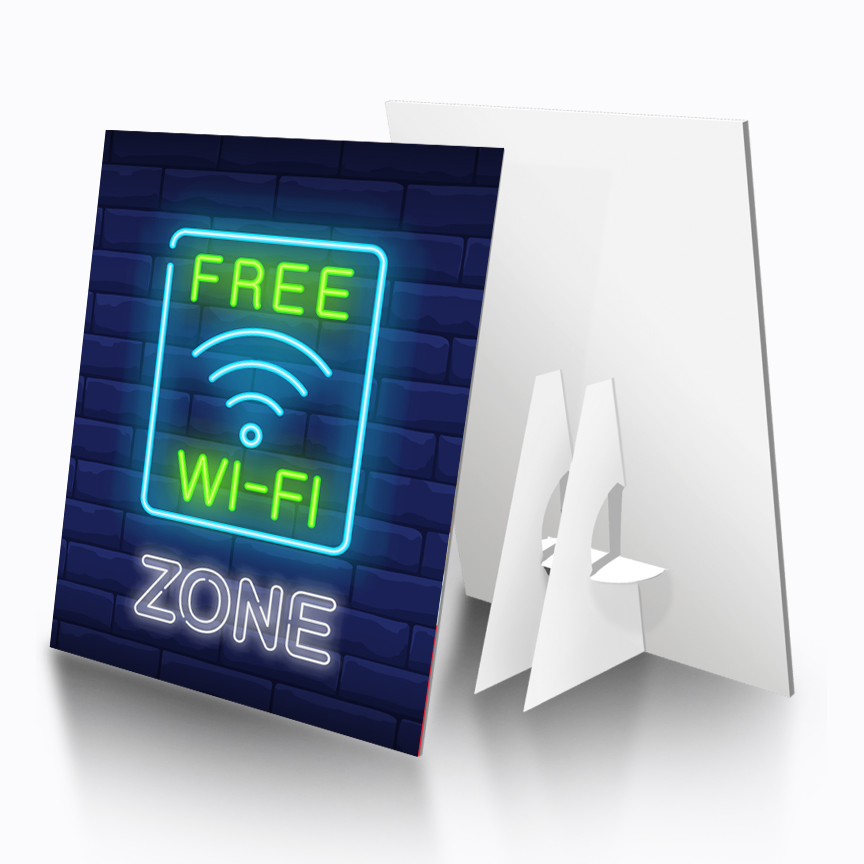 Counter Easel Signs - csg printing