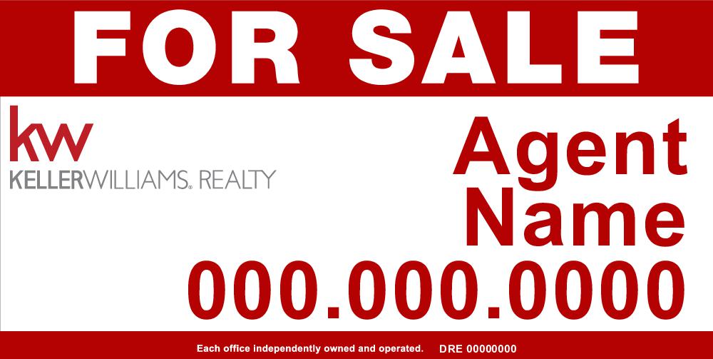 Browse Design - Keller Williams 4x8 Commercial Sign - Fastpost