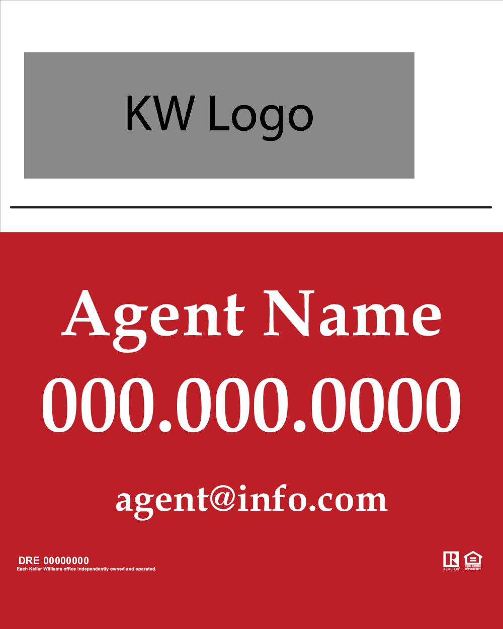 Explore Custom Keller Williams 24x30 Agent Panel Templates ...