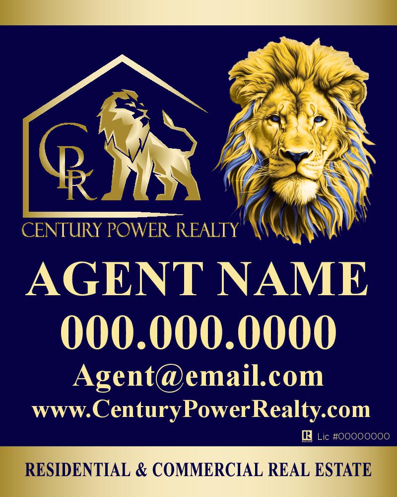 Browse Design - Century Power Realty 24x30 Agent Panel - Fastpost