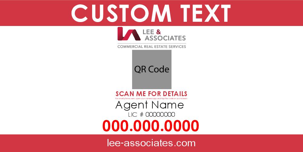 Explore Custom Lee & Associates 4x8 Commercial Sign Templates ...
