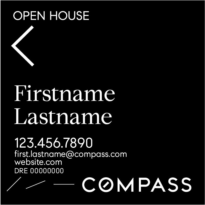 Browse Design - Compass 24x24 Single Agent Open house Replacement Panel ...