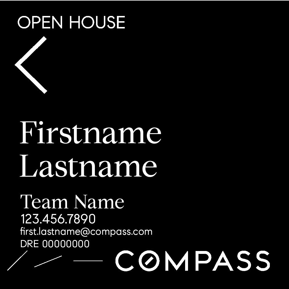 Explore Custom Compass 24x24 Single Agent Open house Replacement Panel ...