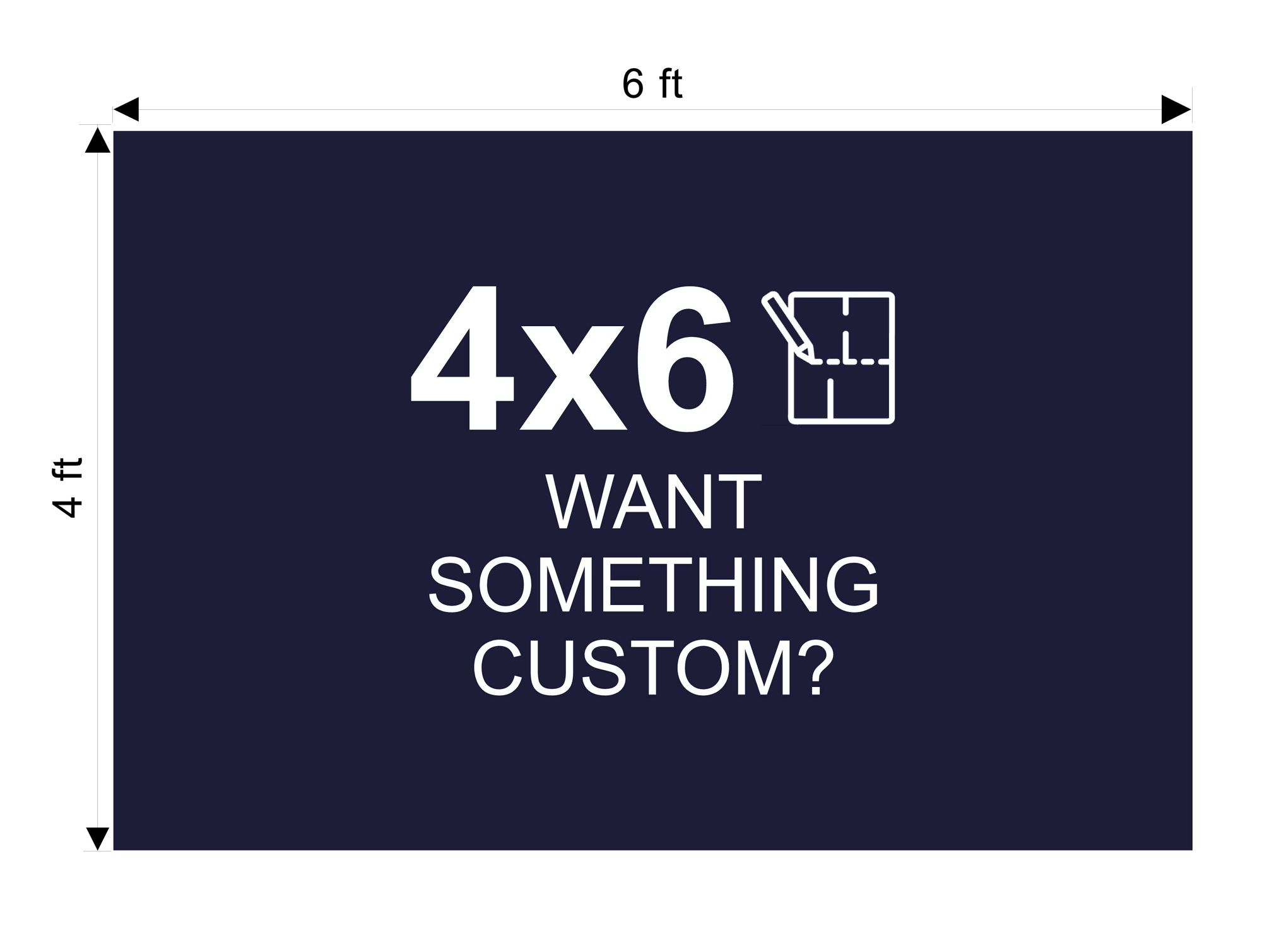 Custom 4x6 Commercial Sign - Fastpost