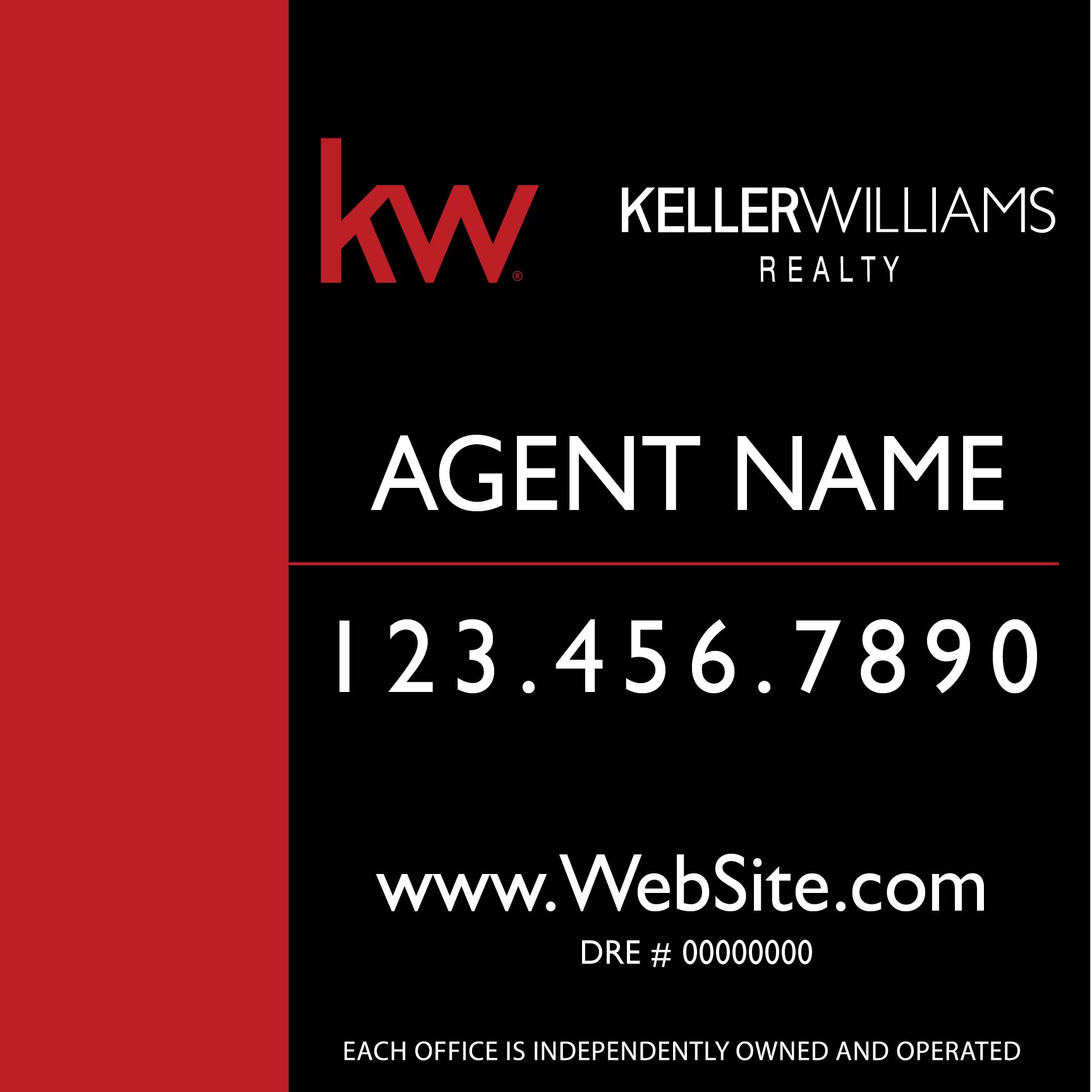 Keller Williams 24x24 Agent Panel - Fastpost