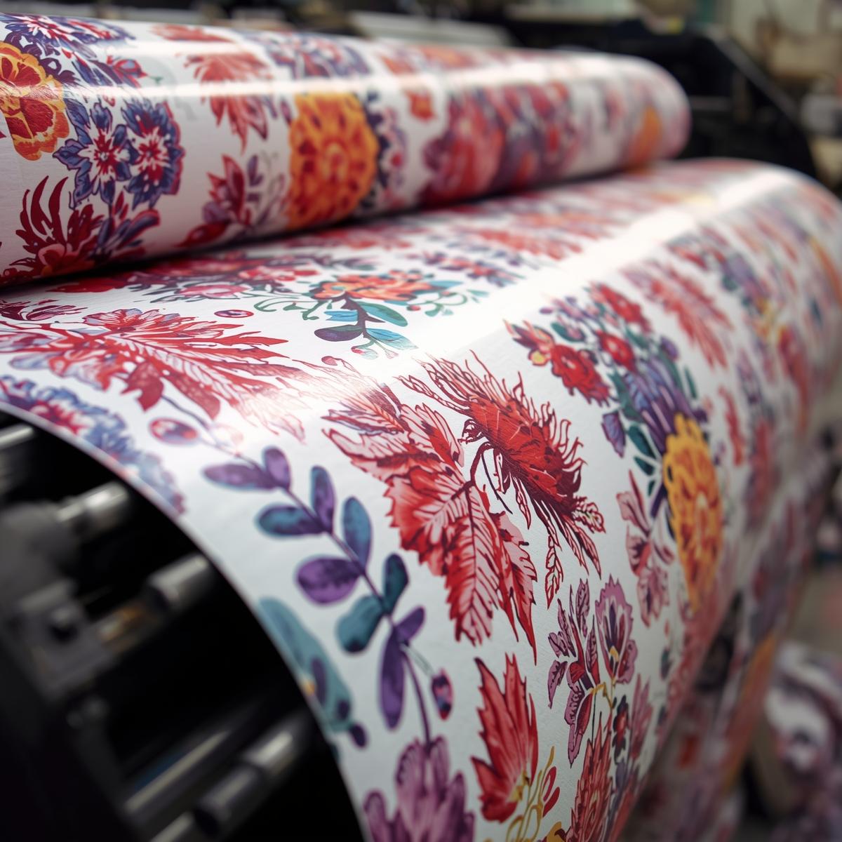 printed tissue paper roll