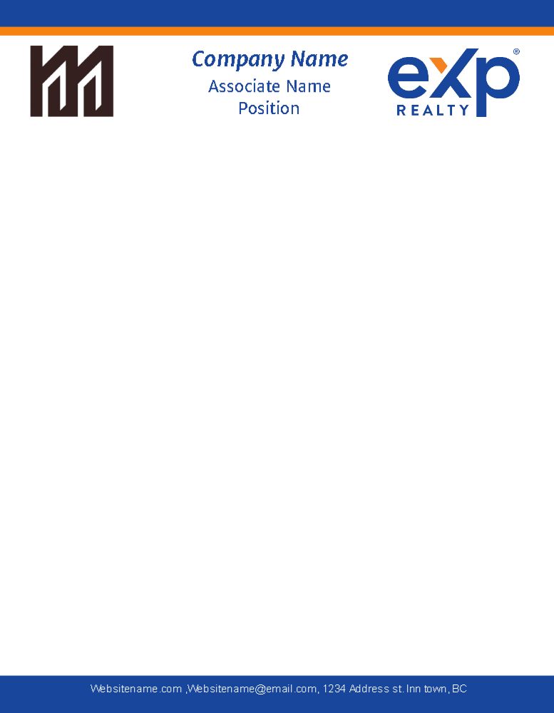 Free EXP Realty Letterhead Design