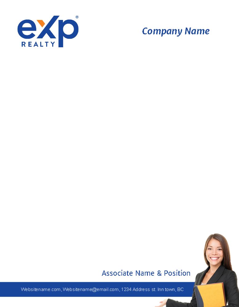 Free EXP Realty Letterhead Design