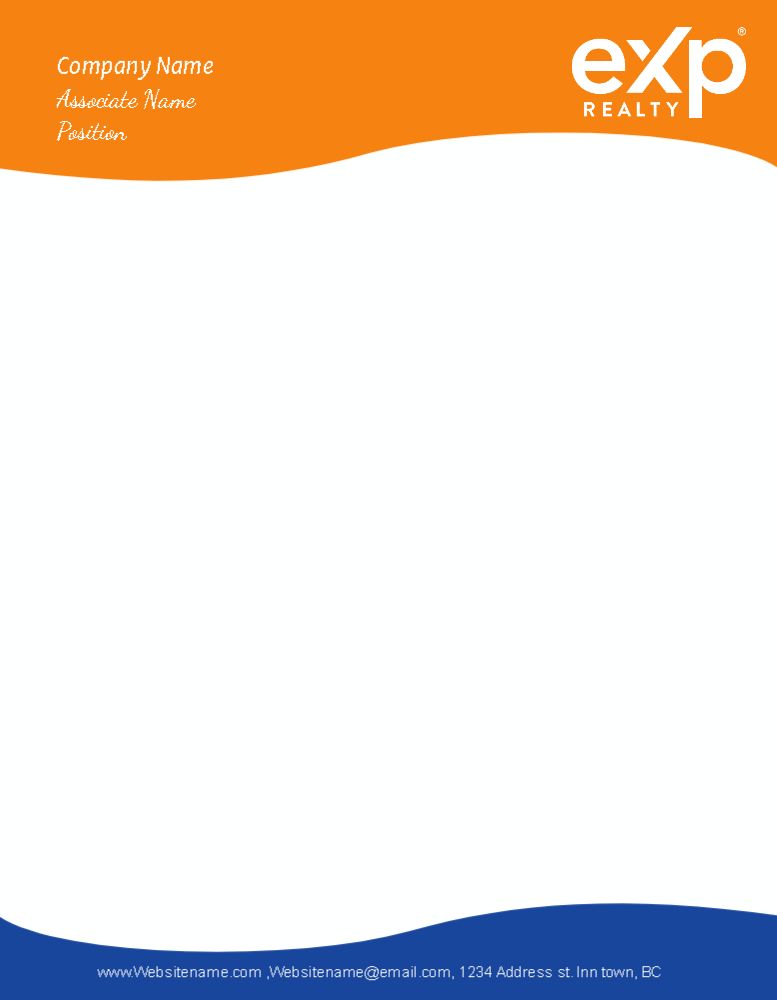 Free EXP Realty Letterhead Design