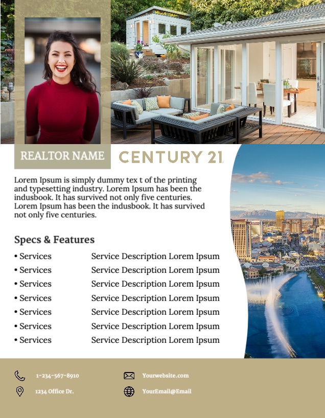 Free Century 21 Property Flyer Design