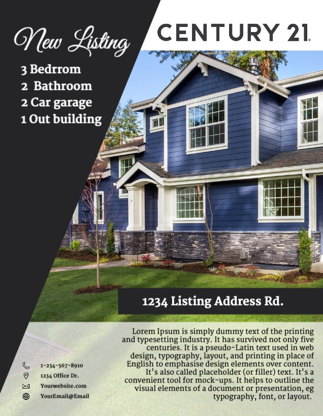 Free Century 21 Property Flyer Design
