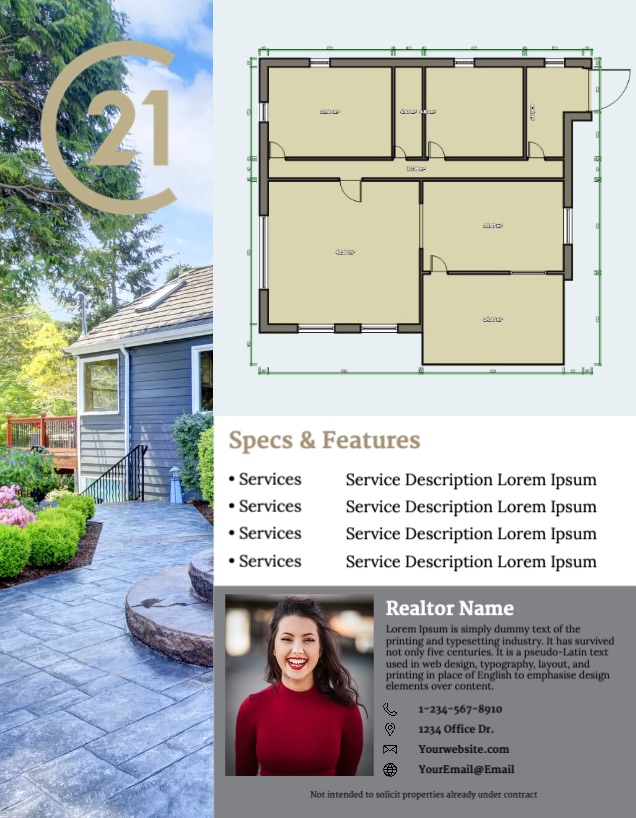 Free Century 21 Property Flyer Design