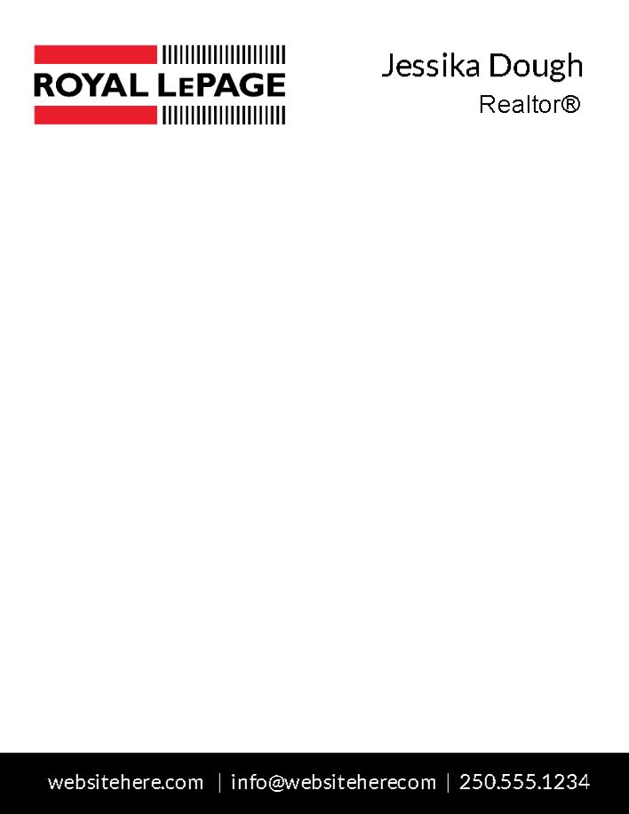 Free Royal LePage notepads Design