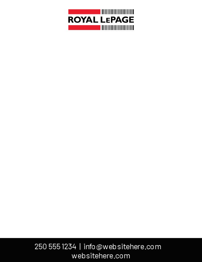 Free Royal LePage notepads Design