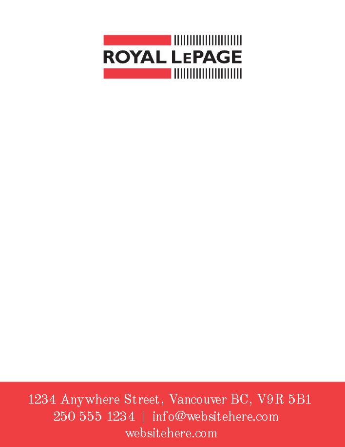 Free Royal LePage notepads Design