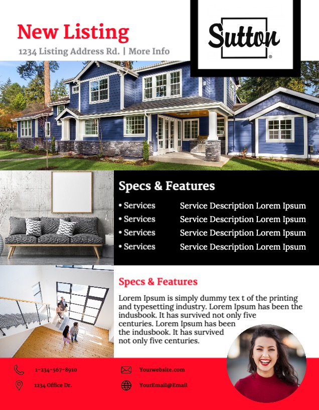 Free Sutton Flyer Design