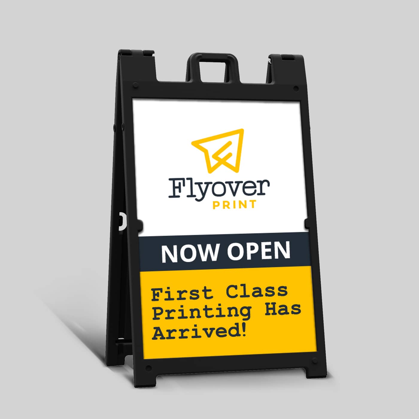 Deluxe Signicade® A-Frame Signs - Get Noticed Today | Flyoverprint.com